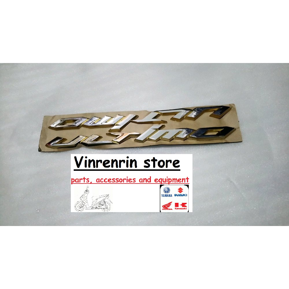 Jual Emblem ultimo untuk Yamaha mio soul vietnam | Shopee Indonesia
