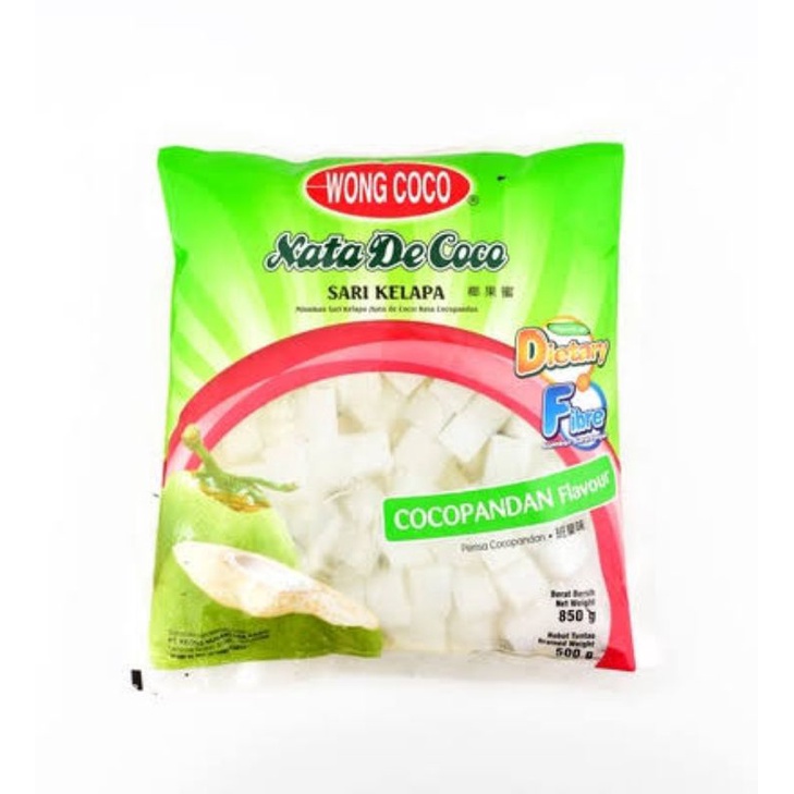 Jual wong coco nata de coco kemasan bag (800 gr) | Shopee Indonesia