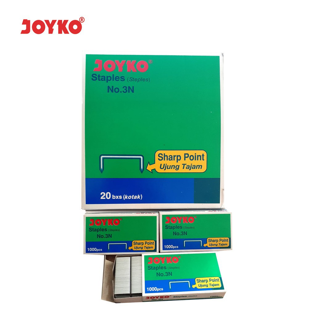 Jual Joyko Staples No 3-1M dan No.3N 24/6 Isi Hekter Besar Refill ...