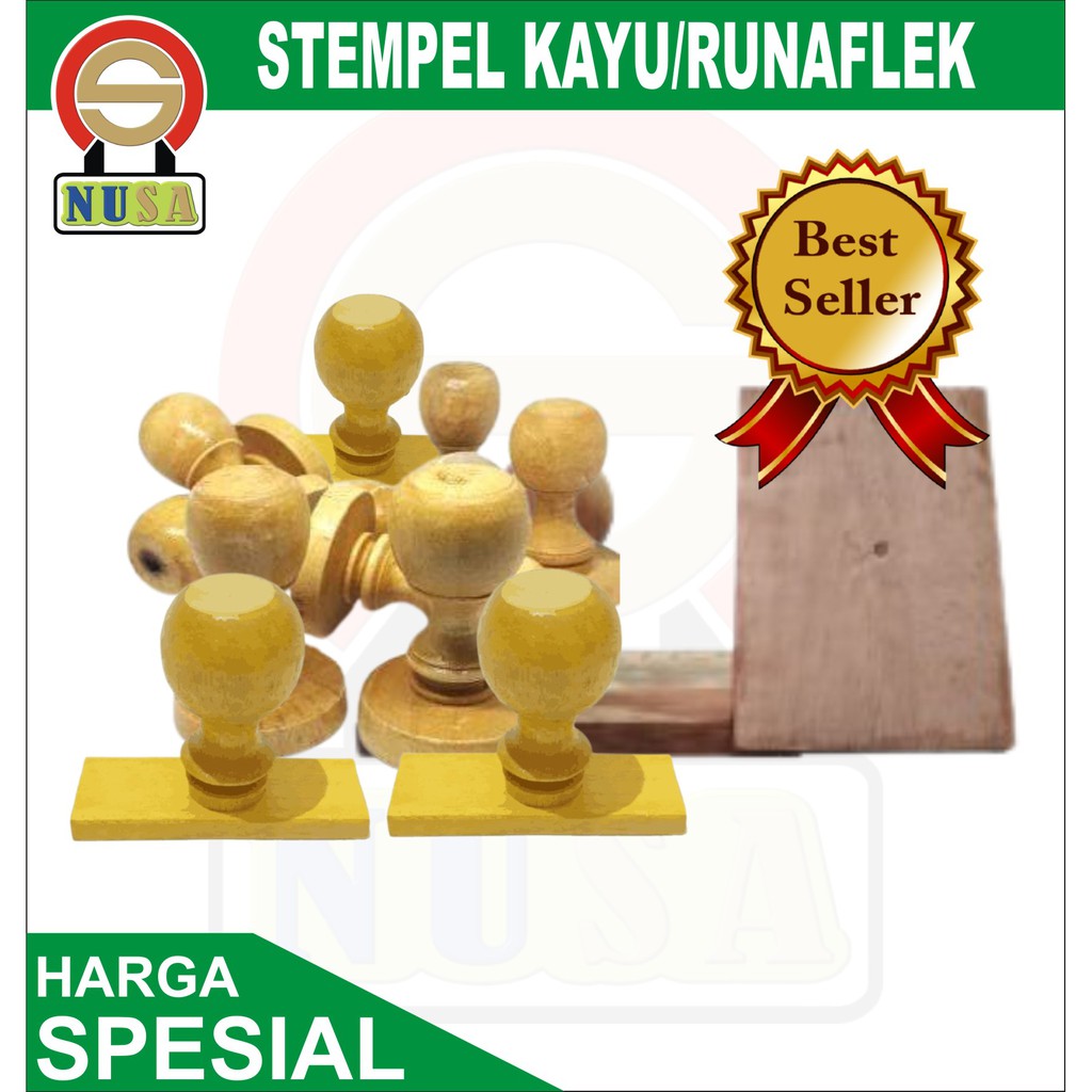 Jual STEMPEL KAYU/RUNAFLEK | Shopee Indonesia