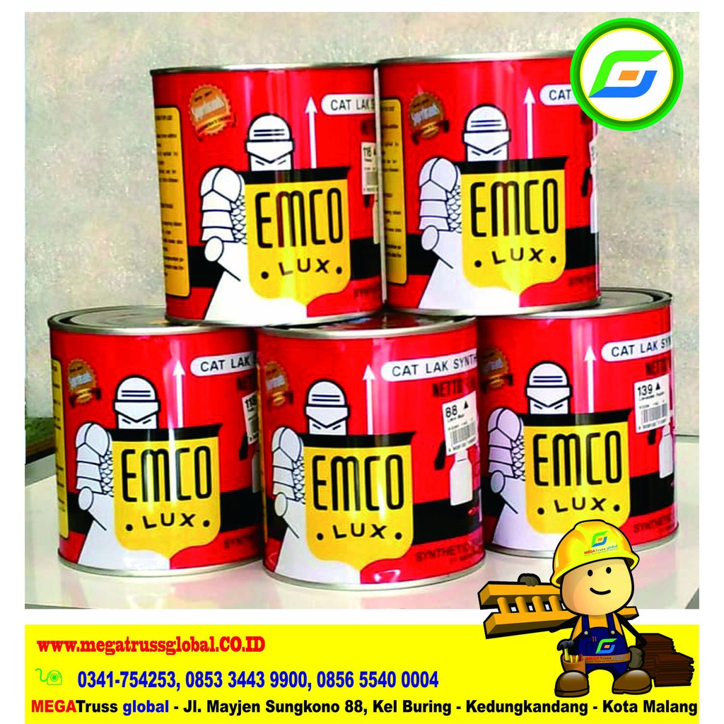 Jual Cat EMCO 1 Kg- Cat Kayu dan Besi - Lux Synthetic di Malang- cat ...