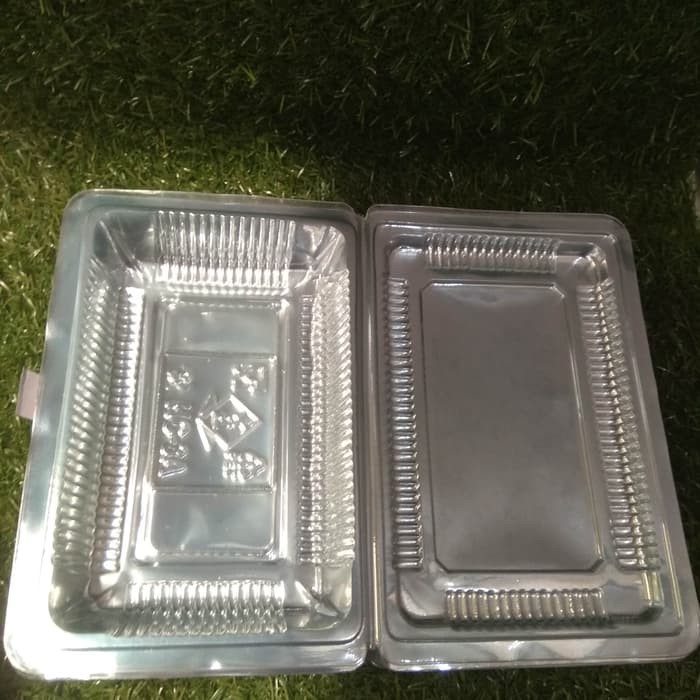 Jual Kotak kue plastik mika besar, 19x13x4 cm min. 100 p | Shopee Indonesia