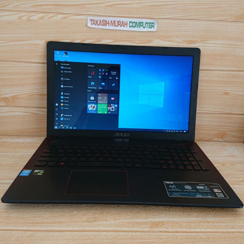Jual Laptop Asus X550J i7/8GB/Nviadia GTX /win 10 Black Second | Shopee ...