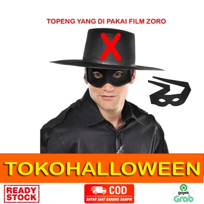 Jual topeng zorro the mask of zoro kain murah jakarta | Shopee Indonesia