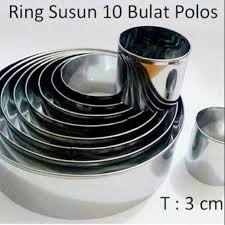 Jual Ring cutter set bulat/cutter kue/cookie kue/cetakan kue/ring ...