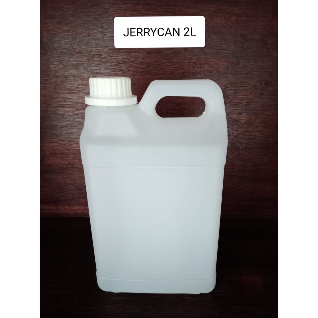 Jual READY JERIGEN 2 LITER, HDPE FOODGRADE, NATURAL, BARU (Jerrycan ...