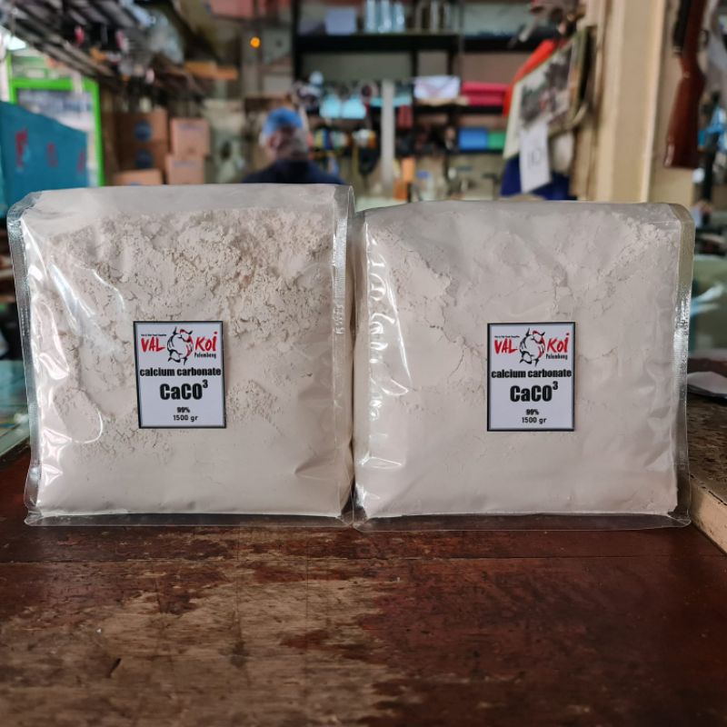 Jual CaCo3 1.5kg Calcium Carbonate Obat Treatment Kolam Koi Aquarium ...