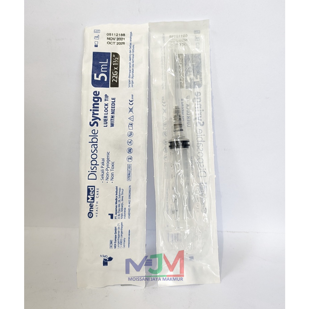 Jual Spuid 1 cc 3 cc 5 cc 10 cc 20 cc 50 cc ONEMED Jarum Suntik Onemed ...