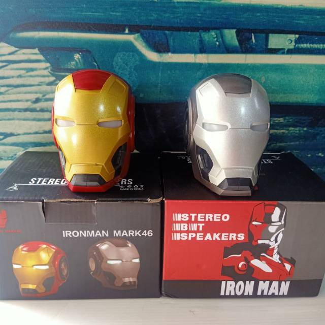 Jual Speaker Bluetooth Iron Man Mark 46's Head | Shopee Indonesia