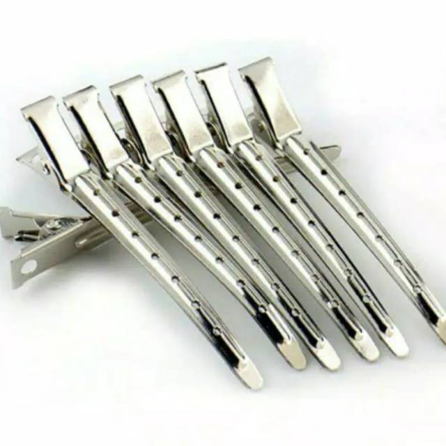 Jual 12pcs!! Jepit Bebek Stainless jepit bebek Stainless Stenlis ...