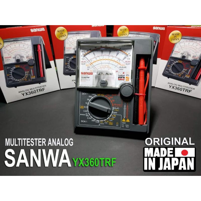 Jual MULTITESTER AVO METER SANWA ORIGINAL JAPAN | Shopee Indonesia