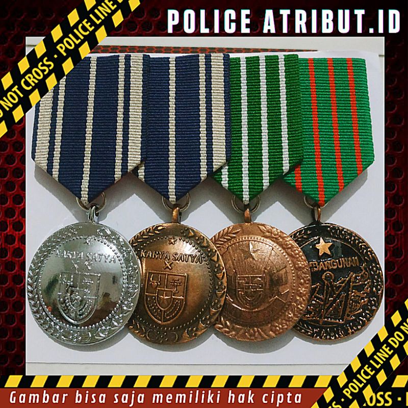 Jual Satyalencana PDU Set PNS ASN 10 20 Tahun WIRA KARYA PEMBANGUNAN ...