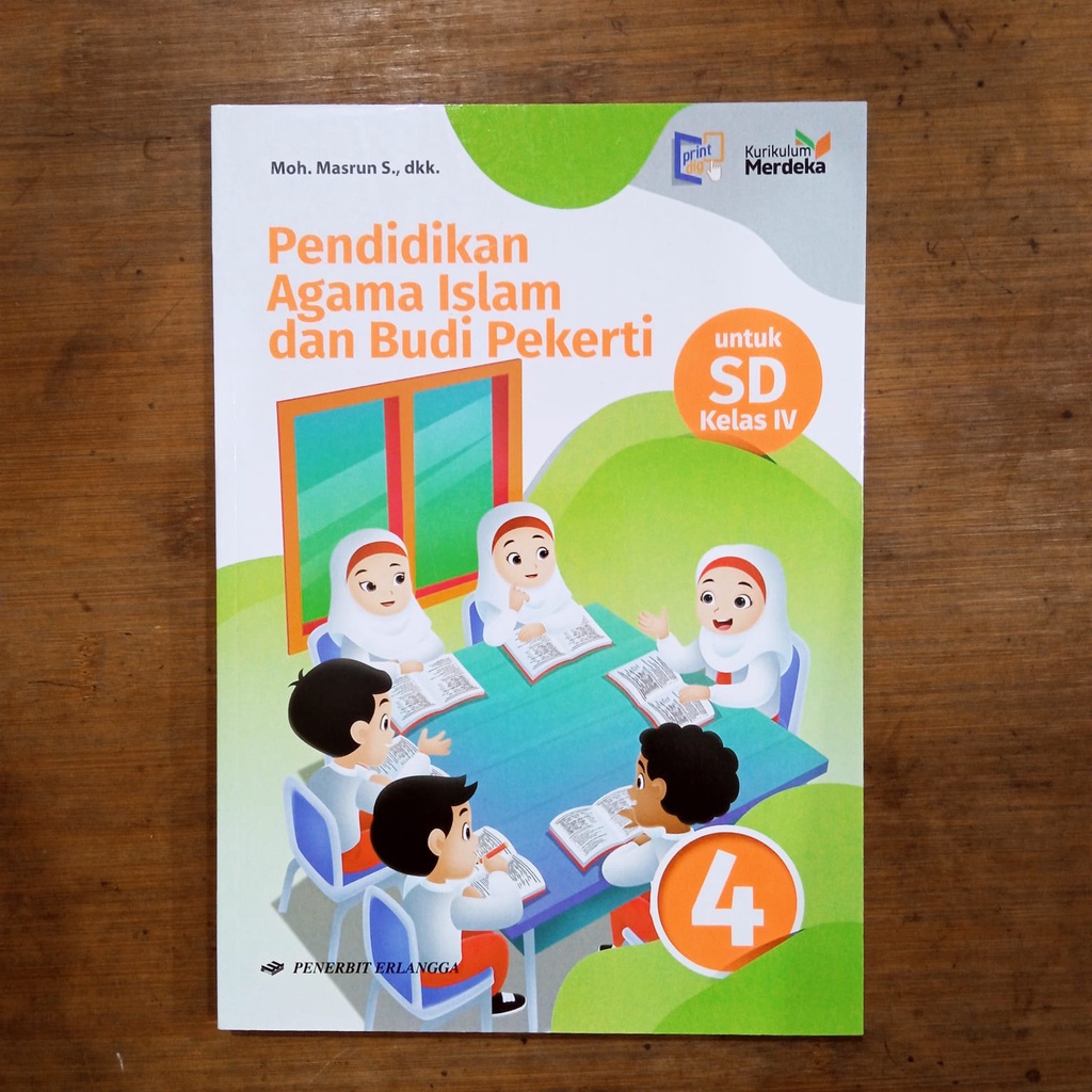 Jual ORIGINAL PENDIDIKAN AGAMA ISLAM DAN BUDI PEKERTI KELAS 4 SD / MI ERLANGGA MASRUN KURIKULUM ...