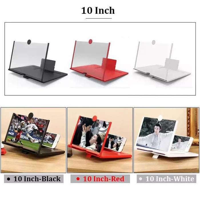 Jual Pembesar Layar Smartphone 3D HD Ukuran 10 Inch / Pembesar Layar HP ...
