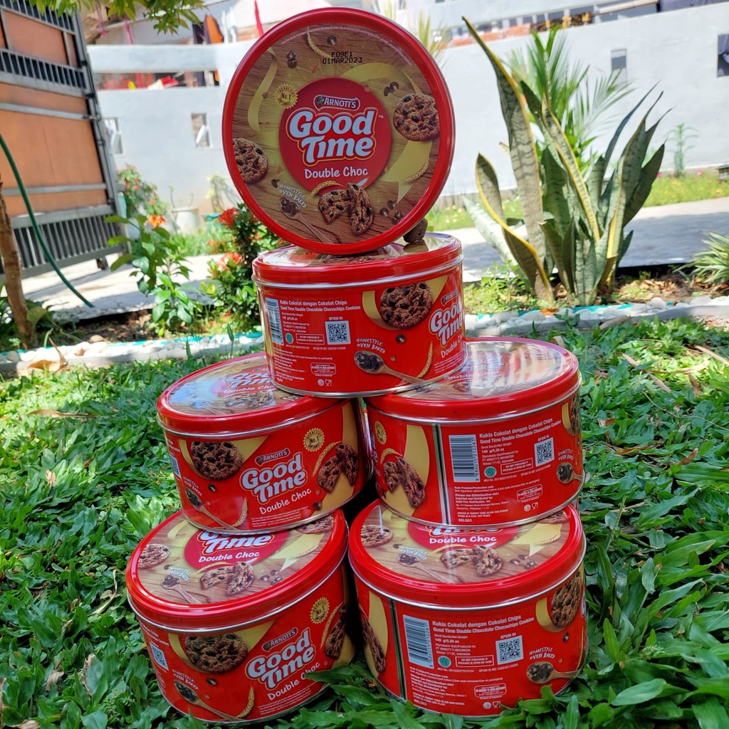 Jual !! PROMO !! EXP DEC 2024 Good Time Goodtime Biskuit kaleng 149 Gr ...