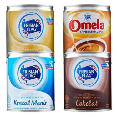 Jual Frisian Flag Bendera Kaleng 370gr/Susu Kental Manis/SKM/Minuman ...