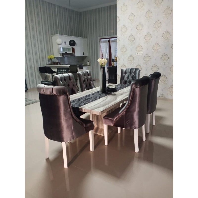 Jual Meja Makan Marmer T87 | Shopee Indonesia