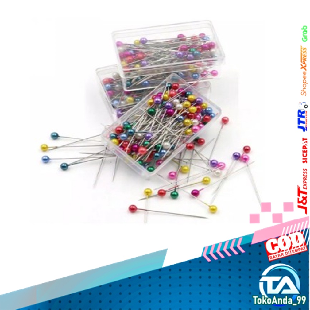 Jual JARUM PENTUL KOTAK MIKA BESAR - Jarum Pentul Hijab Anti Karat ...