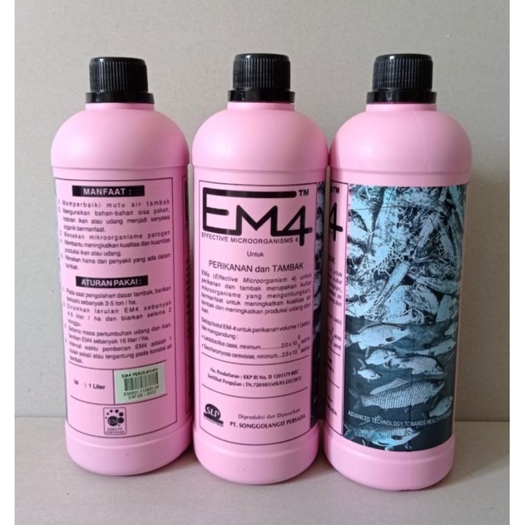Jual EM4 BAKTERI Starter PERIKANAN dan PROBIOTIK ikan untuk Kolam ...
