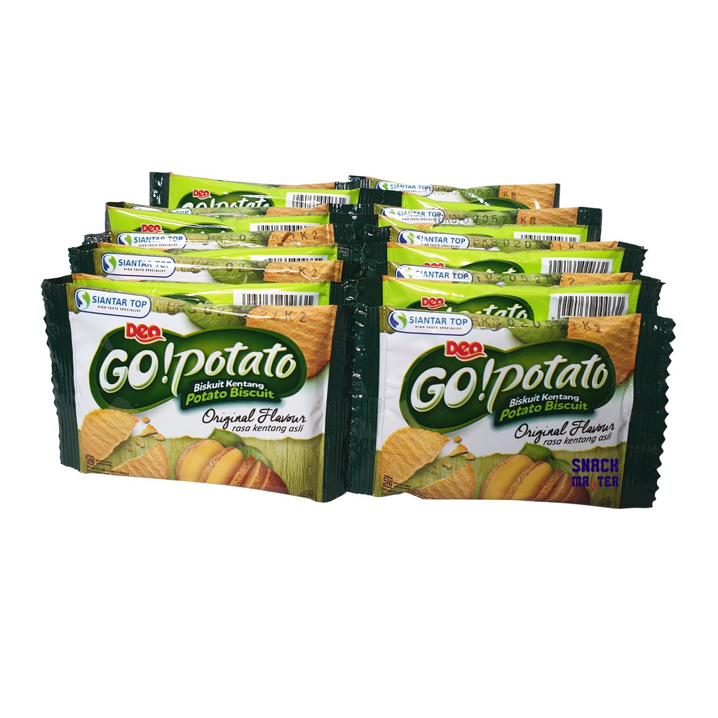Jual GO! Potato Renceng - Netto 20 bks x 10 gr | Shopee Indonesia