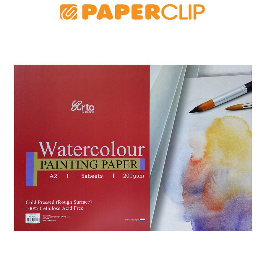 Jual KERTAS CAT AIR / PAPER WATERCOLOR ARTO A2 200GSM 80-36342-5 ...