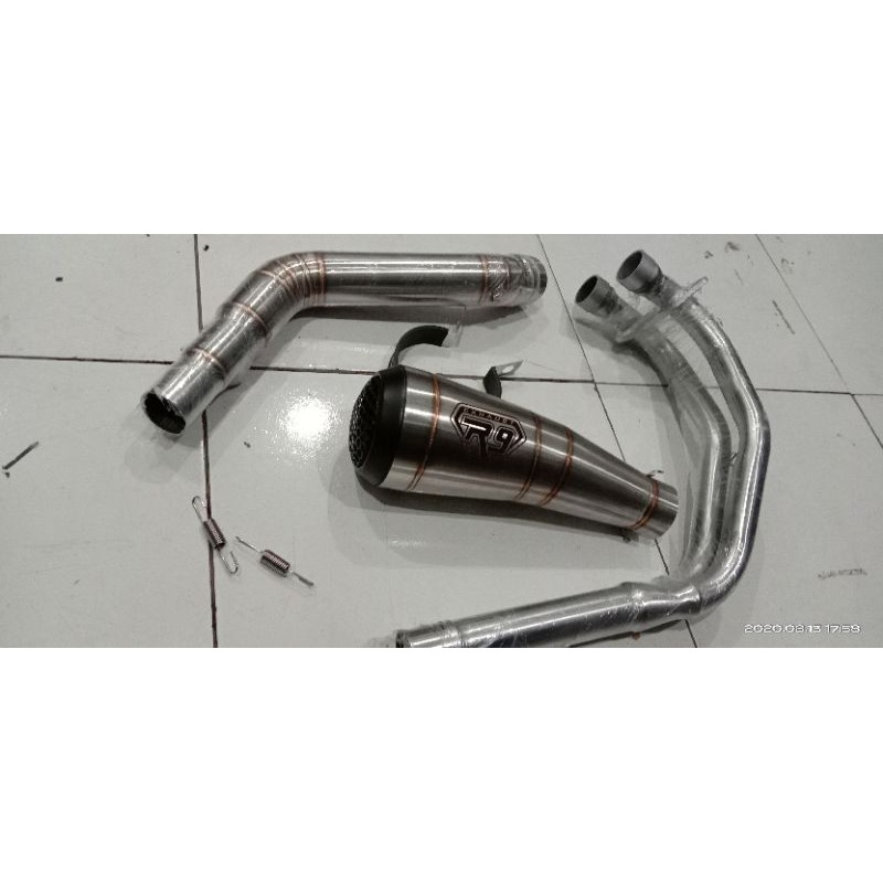 Jual knalpot racing R9 GP series full system for CBR250RR Ninja250fi ...