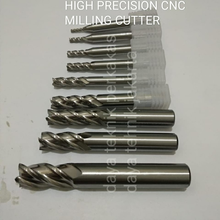 Jual MATA BOR ENDMILL 4 FLUTE 8MM - END MILL CNC MILLING CUTTER HSS YJ ...