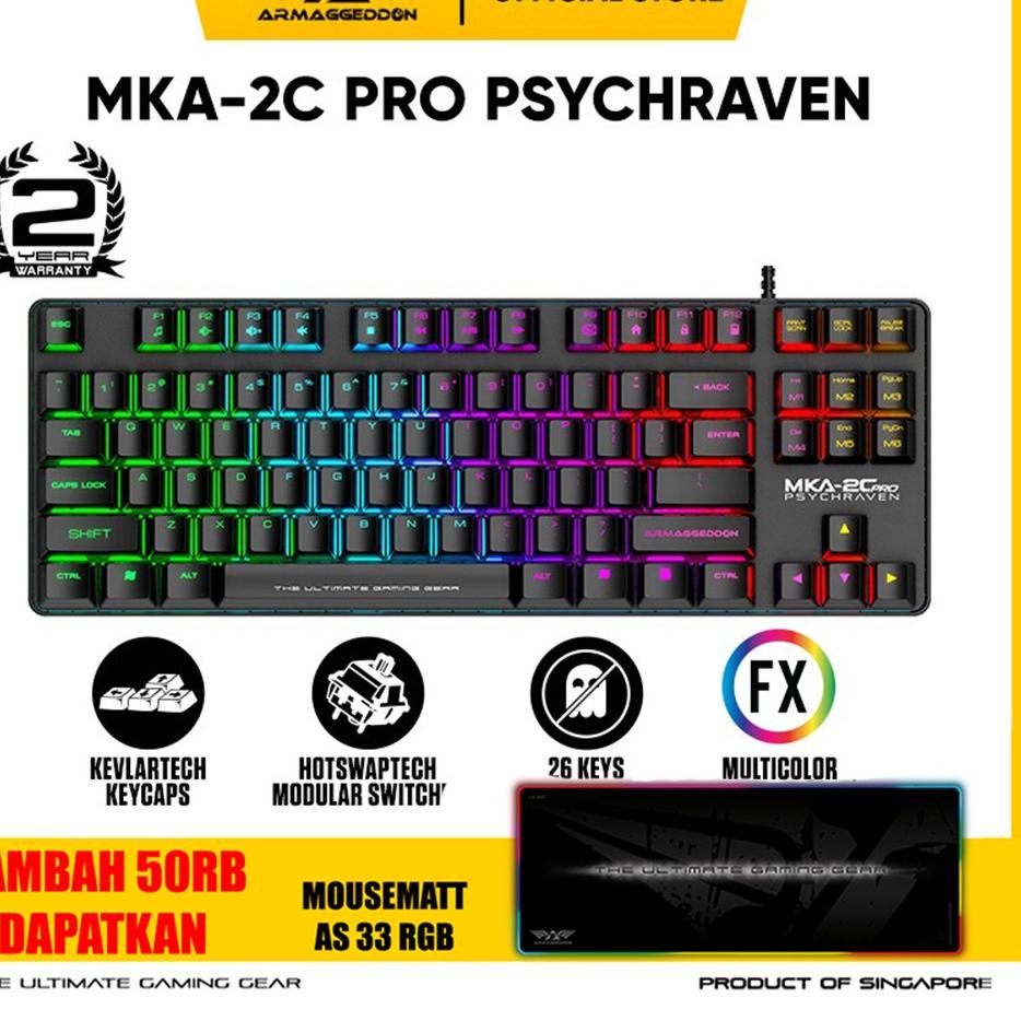 Jual Dapatkan Buruan Keyboard Mechanical Gaming Armaggeddon MKA-2C PRO ...