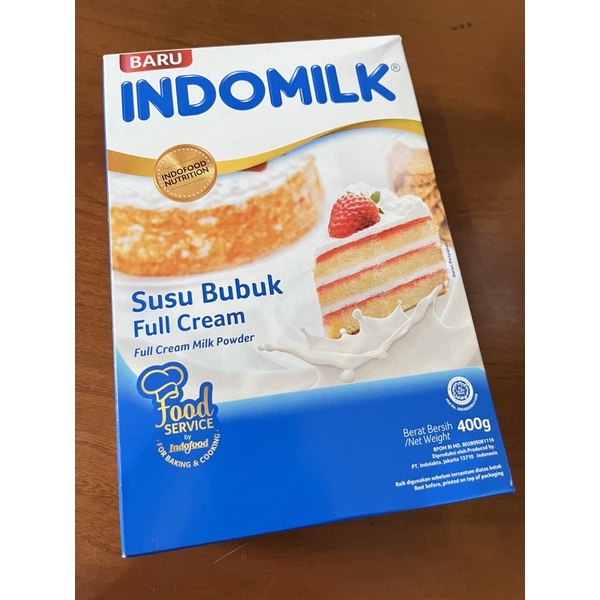 Jual Indomilk Full Cream Milk powder 400gr Susu bubuk for baking | Shopee Indonesia
