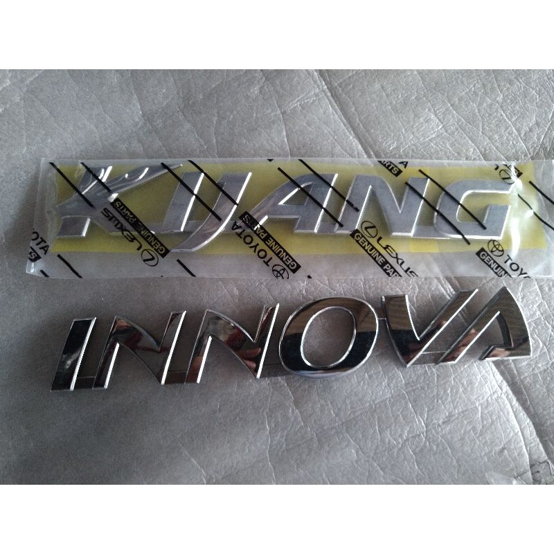 Jual EMBLEM Logo tulisan Kijang INOVA Bagasi kijang Inova | Shopee ...