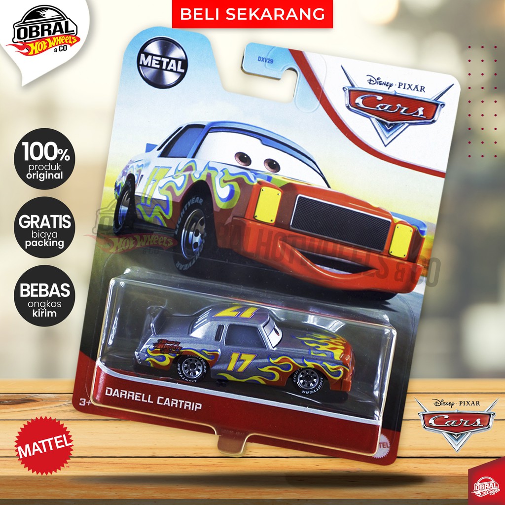 Jual Mattel Disney Pixar Cars - Darrell Cartrip | Shopee Indonesia