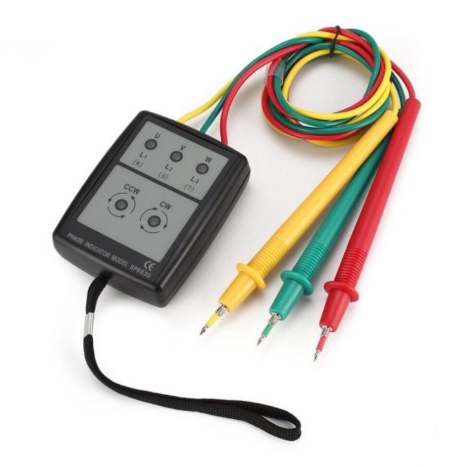 Jual Digital 3 Three Phase Indicator Rotation Sequence Meter Tester ...