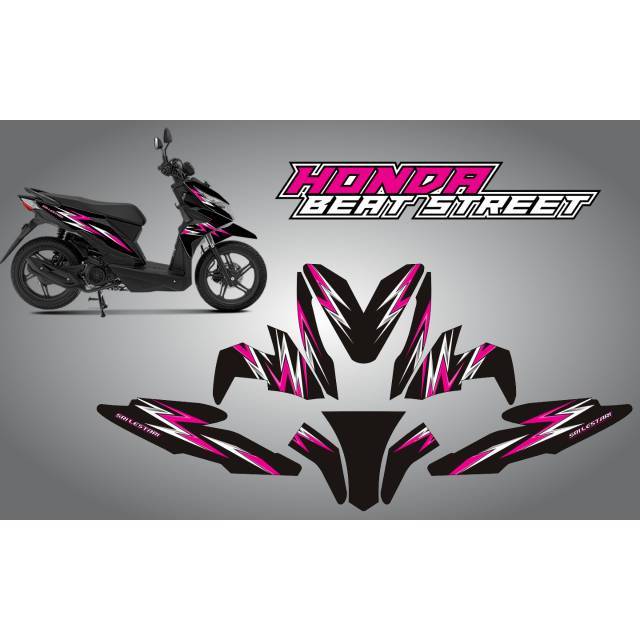 Jual Decals stickers/stiker Honda Beat Street | Shopee Indonesia