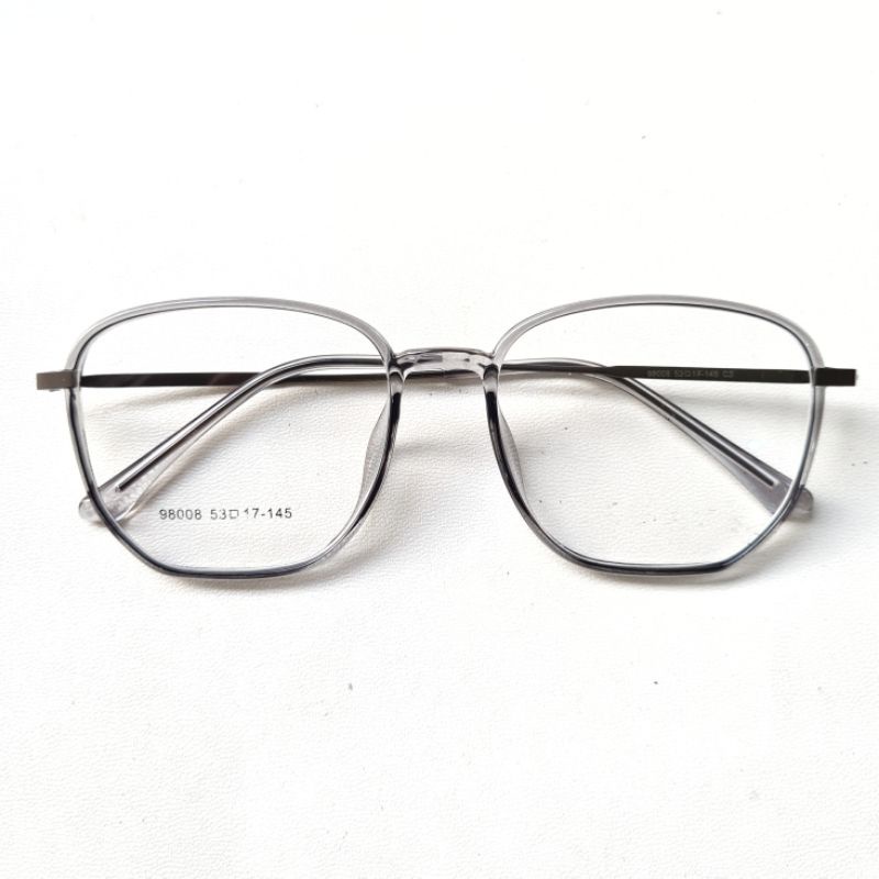 Jual Frame + Lensa Anti Radiasi Kacamata Big Square 98008 | Shopee ...