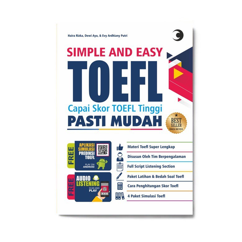 Jual Buku Pendamping Belajar SIMPLE & EASY TOEFL: CAPAI SKOR TOEFL ...