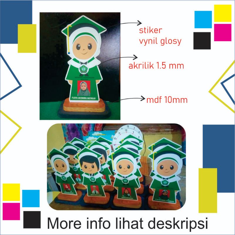 Jual piala wisuda/plakat wisuda anak tk/paud MURAH Berkualitas | Shopee ...