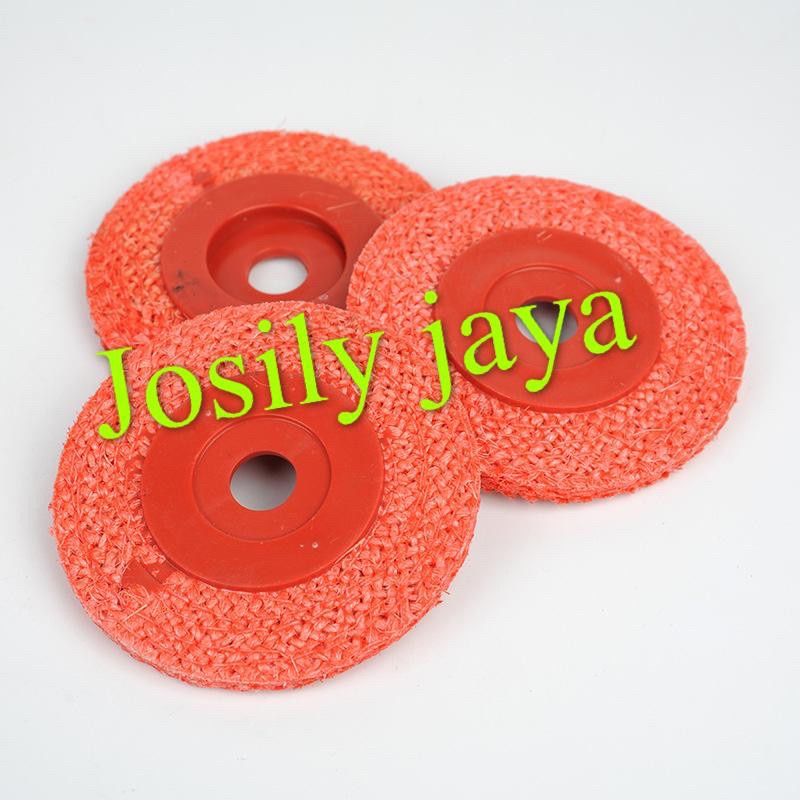 Jual KAIN POLES/SISAL BUFF 4INCH CUP WARNA MERAH | Shopee Indonesia