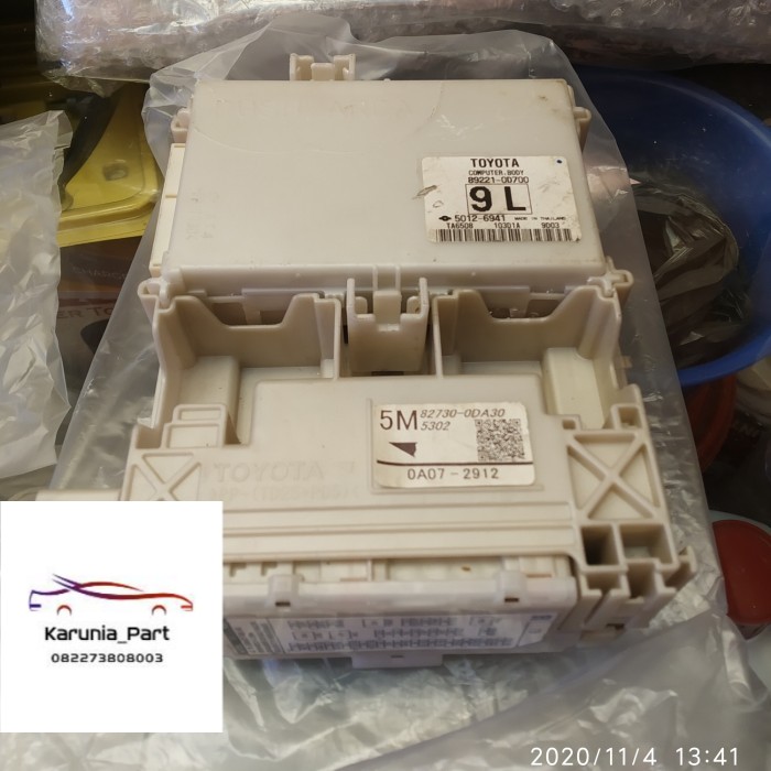 Jual Fuse Box Sekring Sikring Toyota New Yaris Vios 82730-0DA30 1 Set ...