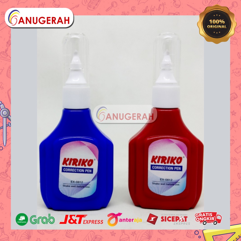 Jual KIRIKO 0812 CORR. PEN / TIPE - X CAIR | Shopee Indonesia