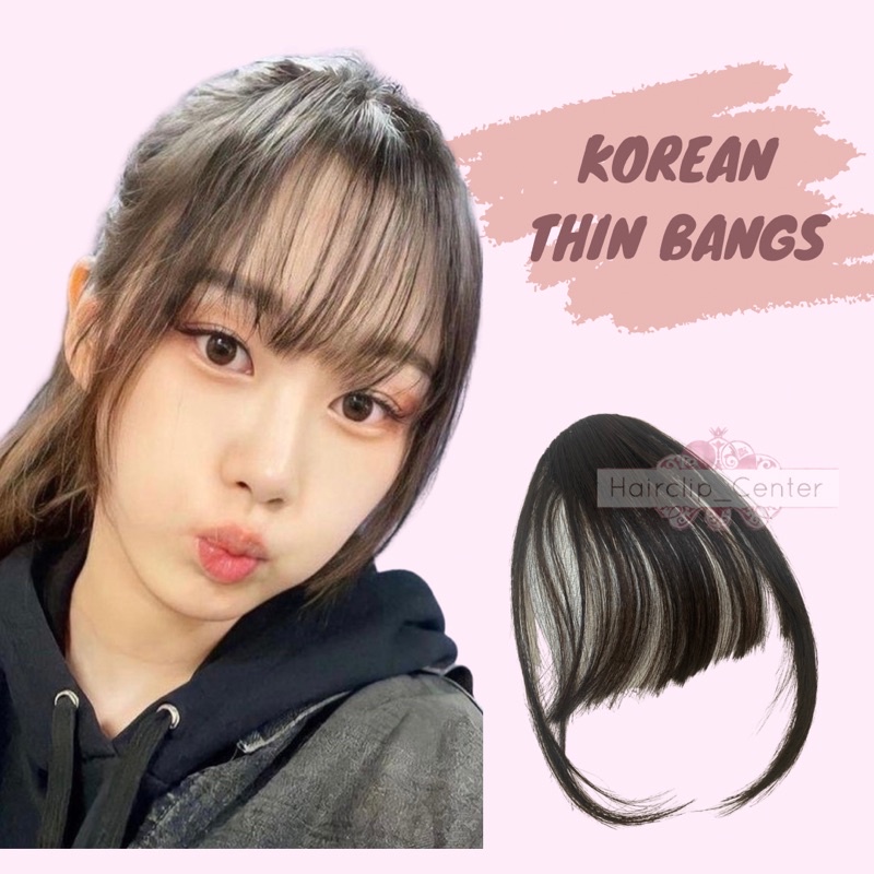Jual Korean Fiber Thin Bangs / See Through Bangs / Poni Tipis Korea ...