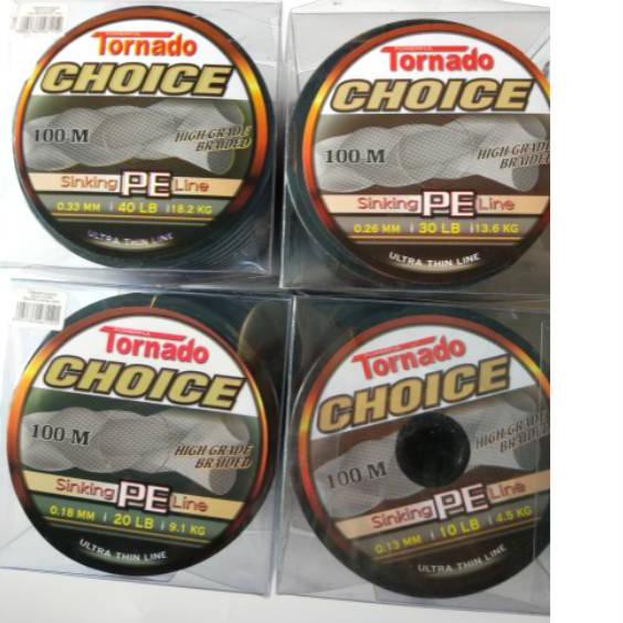 Jual Senar PE Tornado Choice 100m | Shopee Indonesia