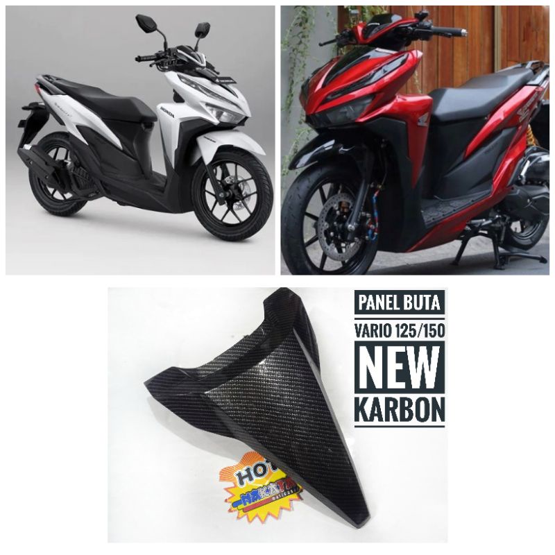 Jual panel buta motor vario 125 new vario 150 new karbon panel busa ...