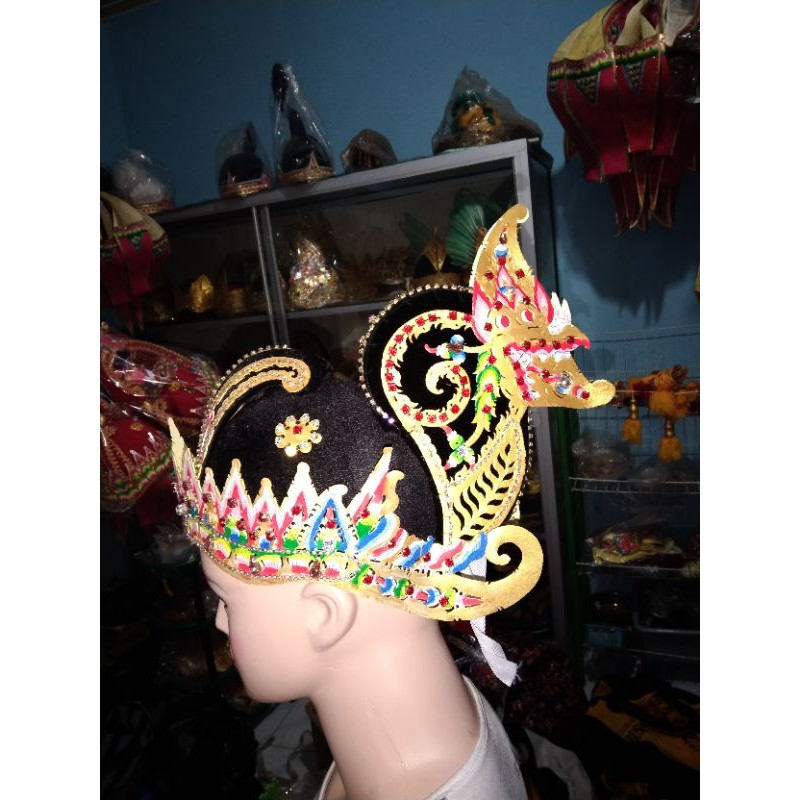 Jual mahkota srikandi mustokoweni irahirahan wayang orang | Shopee ...
