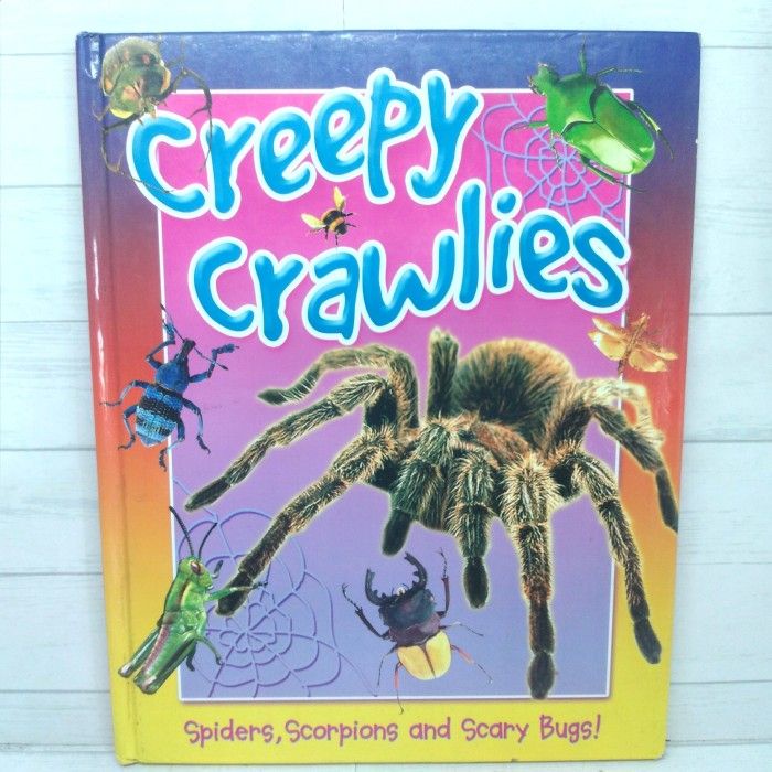 Jual BUKU Creepy Crawlies Spiders Scorpions and Scary Bug Hardcover ...