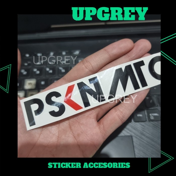 Jual STIKER CUTTING HELM MOTOR KACA MOBIL LOGO PSKN MTC STICKER - Putih ...