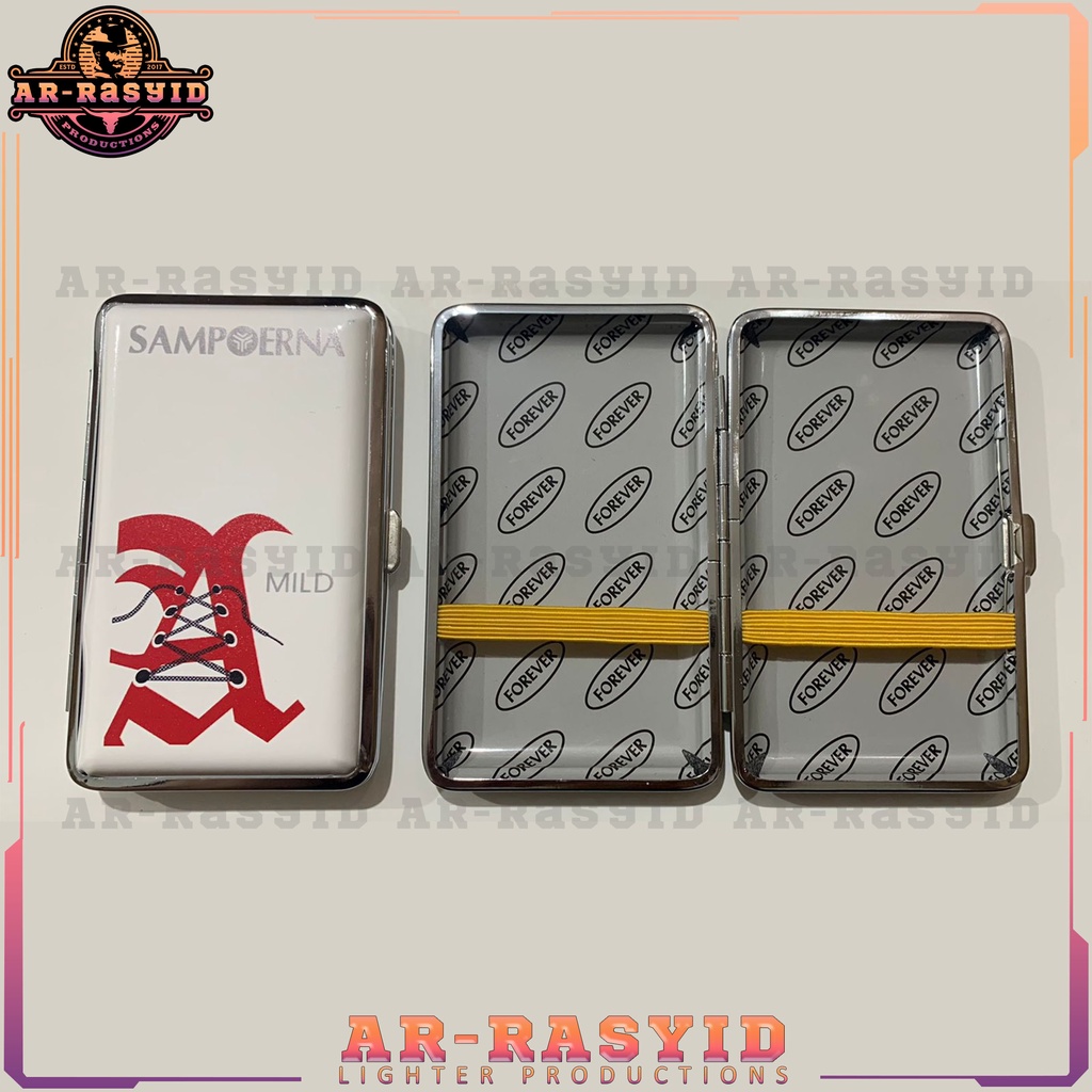 Jual Tempat Kotak Rokok Kaleng Motif Sampoerna Mild Putih | Shopee ...
