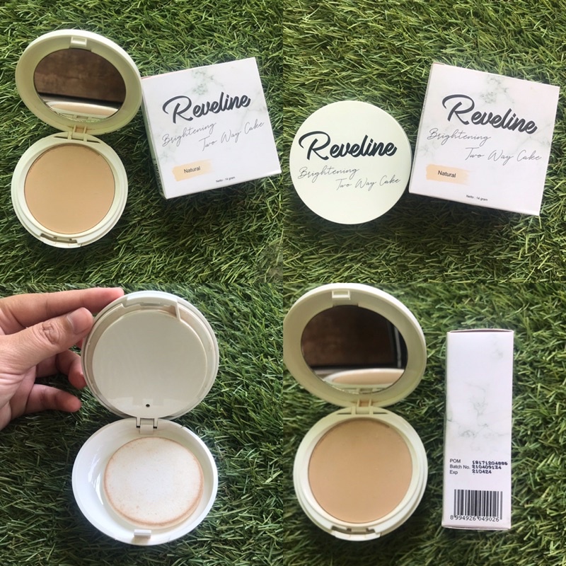 Jual Reveline brightening two way cake Shade NATURAL (Baca deskripsi) | Shopee Indonesia