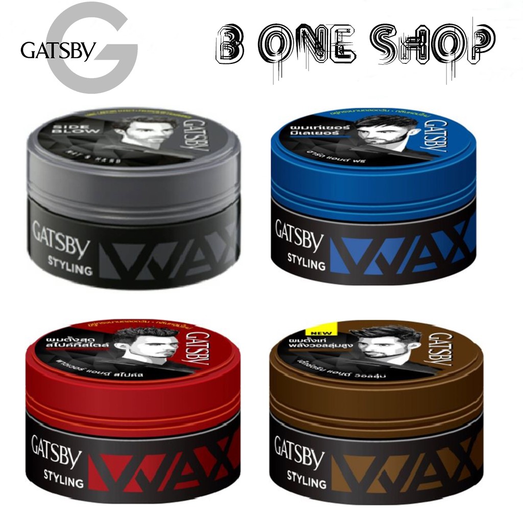 Jual GATSBY STYLING WAX 75 gr - POWER & SPIKES Merah - HARD & FREE Biru ...