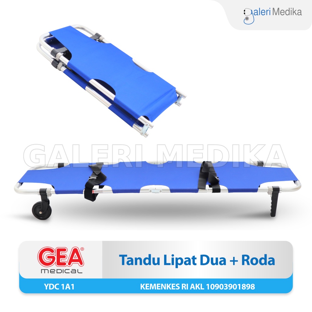 Jual Folding Strecher / Tandu Lipat 2 Plus Roda GEA YDC-1A1 - Tandu ...