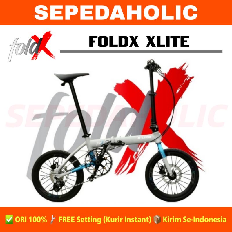 Jual Sepeda Lipat ELEMENT FOLDX XLITE 16 Inch Alloy 11 Speed Rem ...